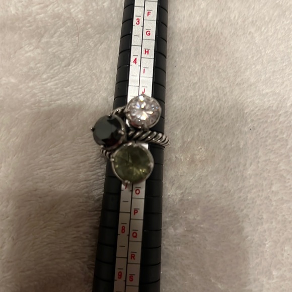 Jewelry | Pdi Three Stone Minimalist Style Ring By Baskellibaubles ...